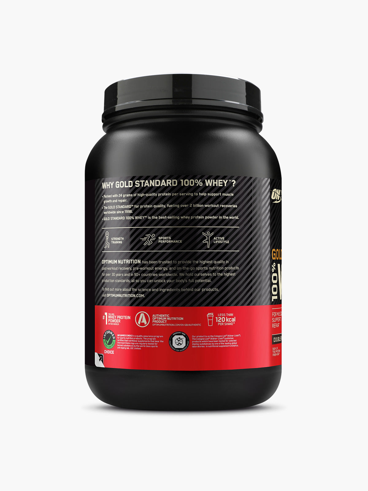 Optimum Gold Standard 100% Whey: 24g Protein | Top Muscle Recovery