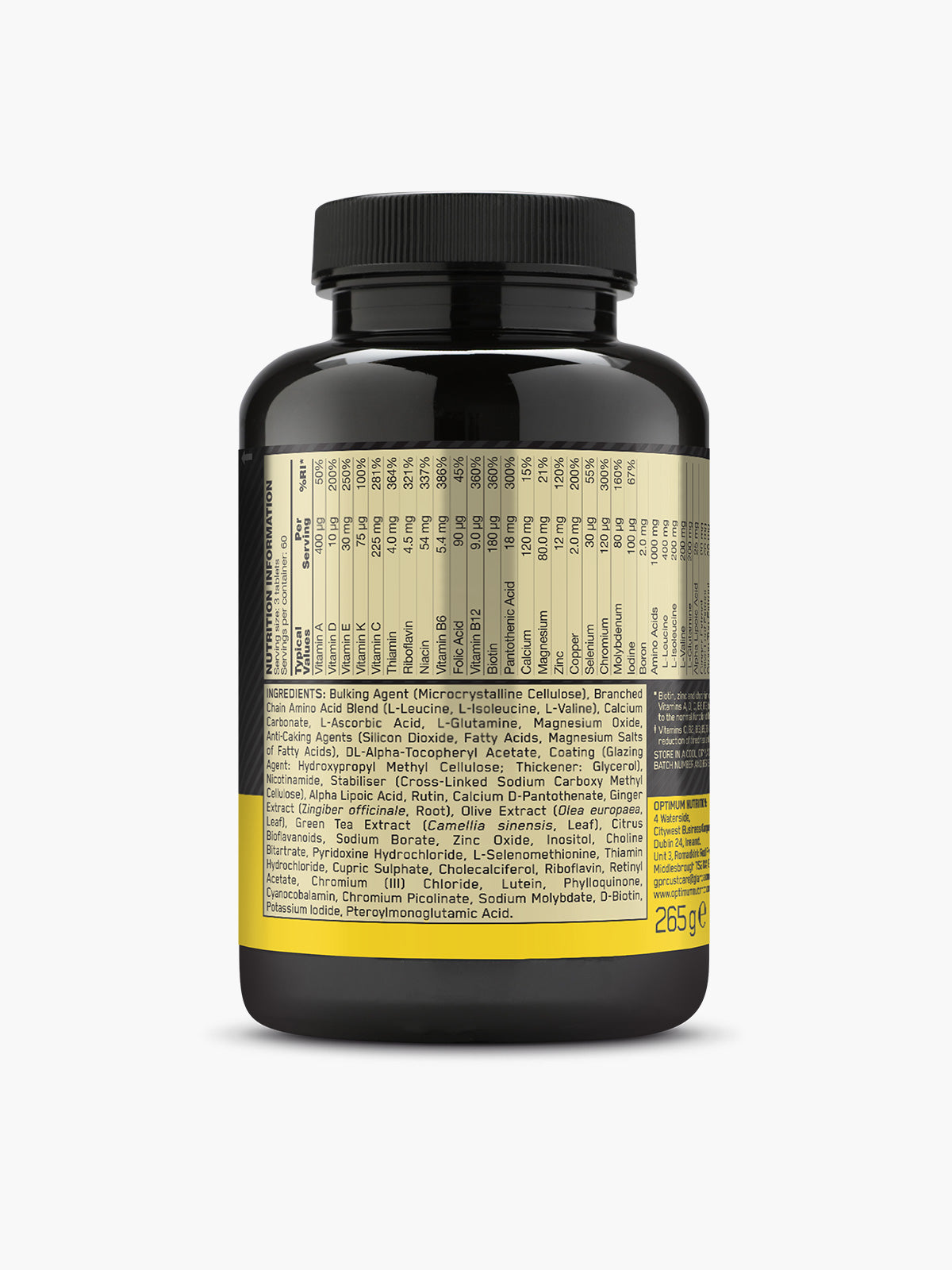 Opti-Men: Multi-Vitamin for Active Men, Muscle & Immunity Boost